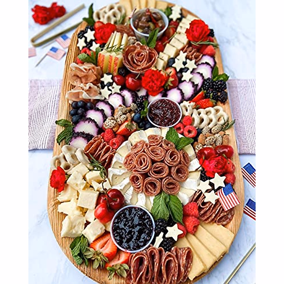 Charity Leaf Disposable Palm Leaf 22" x 12" Trays (10 pieces) Bamboo Like Serving Platters, Disposable Boards, Eco-Friendly Dinnerware For Weddings, Catering, Events