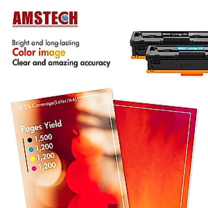 054 054H Toner Cartridge 4 Pack Compatible Replacement for Canon Cartridge 054 for Canon Color ImageCLASS MF644Cdw MF642Cdw LBP622Cdw MF642 MF644 Printer |Black Cyan Yellow Magenta|