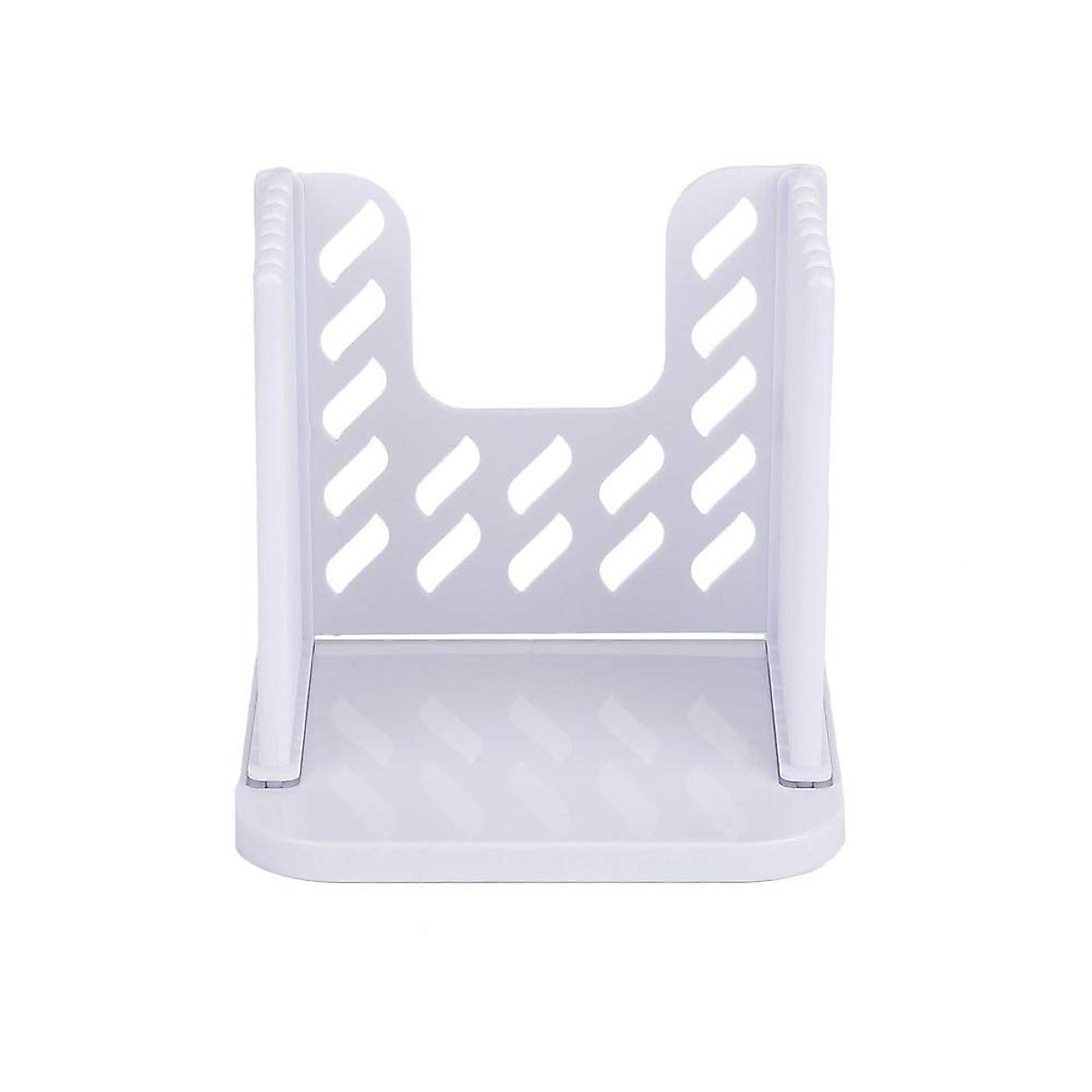 Adjustable Toast Slicer Toast Cutting Guide for Homemade Bread, Plastic Bread Slicer Loaf for Slicing Bread Foldable Kitchen Baking Tools (White)