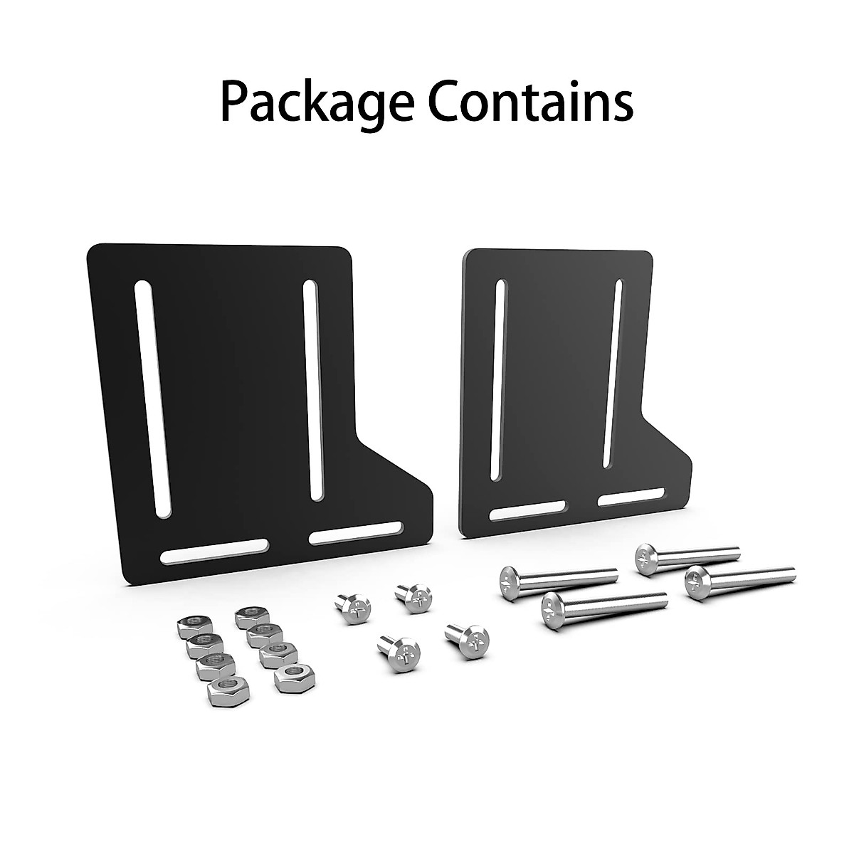 Bed Frame Brackets 2PCS Bed Rail Hardware Adapter for Headboard Heavy Duty Metal Bed Frame Extenders Attachment Brackets for Adjustable Bed Base Parts