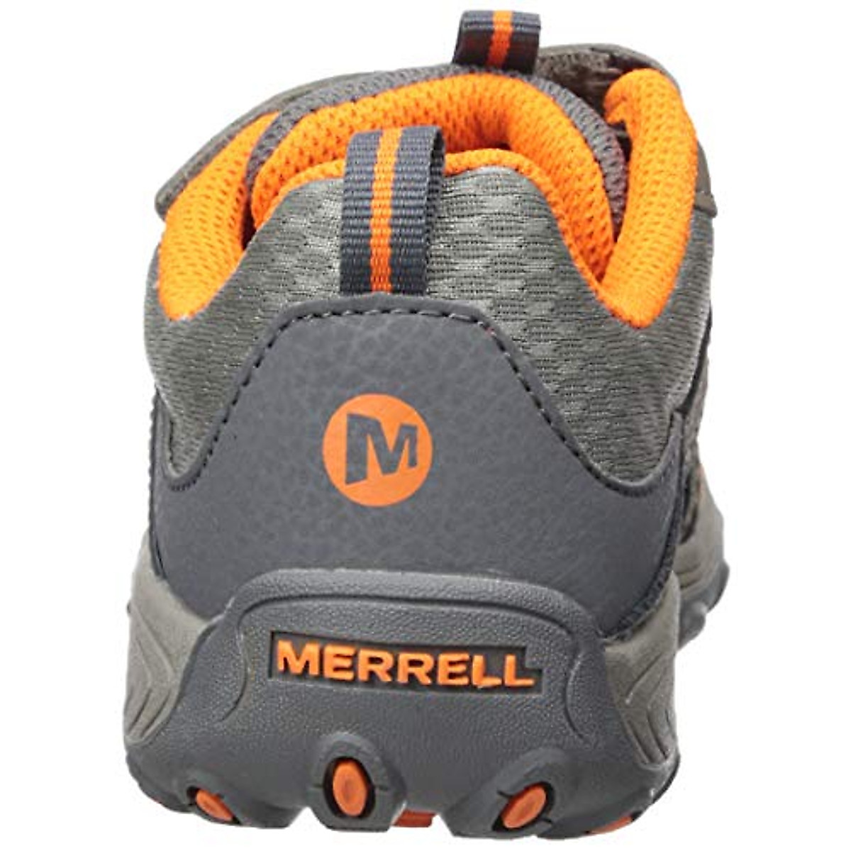 Merrell Trail Chaser Hiking Sneaker, Gunsmoke/Orange, 13 US Unisex Little Kid