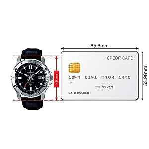 Casio MTP-VD01L-1EV Men's Enticer Stainless Steel Black Dial Casual Analog Sporty Watch