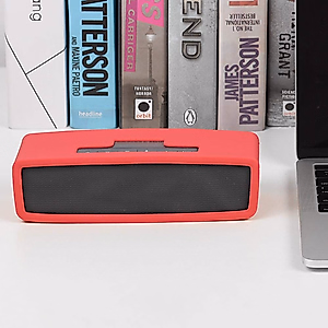 Lorchwise Protective Cover - Portable Shockproof Anti-Fall Silicone Case - for Bose Mini 1/2 Bluetooth Audio (Black, red, White)