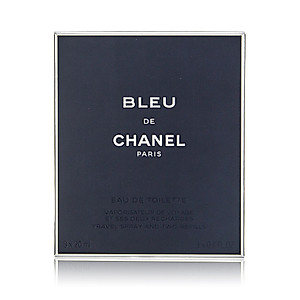 CHANEL Bleu De Eau De Toilette Travel Spray & Two Refills for Men - 3x20ml/0.7oz,