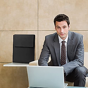 13.3-14" Laptop Sleeve, Padded Laptop Case, Thin Portable Versatile Laptop Case Bag Compatible with Laptop 2022 Pro 14 inch/2015 Pro 13.3 inch/2015 Air 13.3 inch (Black)