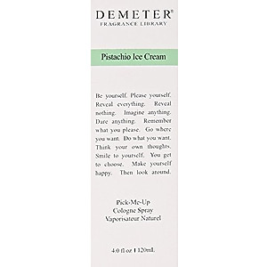 Demeter Colonge Spray for Unisex, Pistachio Ice Cream, 4 Ounce