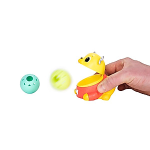 Lamaze Crawl & Chase Pug Ball Popper Toy - Includes Pug Ball Popper and 2 Baby Ball Toys - Baby Tummy Time and Crawling Toys - Baby Gifts for Ages 18 Months and Up