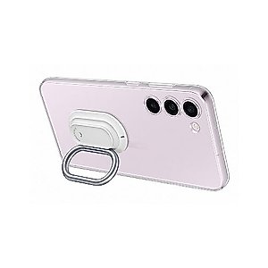 SAMSUNG Clear Gadget EF-XS916 Clear Smartphone Case for Galaxy S23+ - Clear Gadget - Scratch-Resistant - Finger Holder - Ring Holder