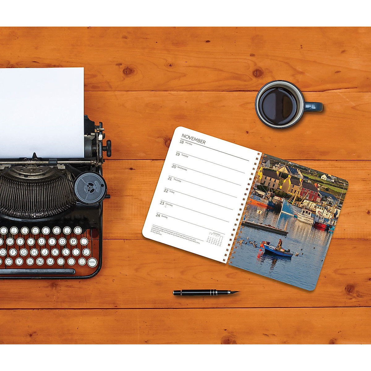 Ireland Weekly Engagement Calendar 2024, Planner 6.5" x 8.5" Spiral Bound