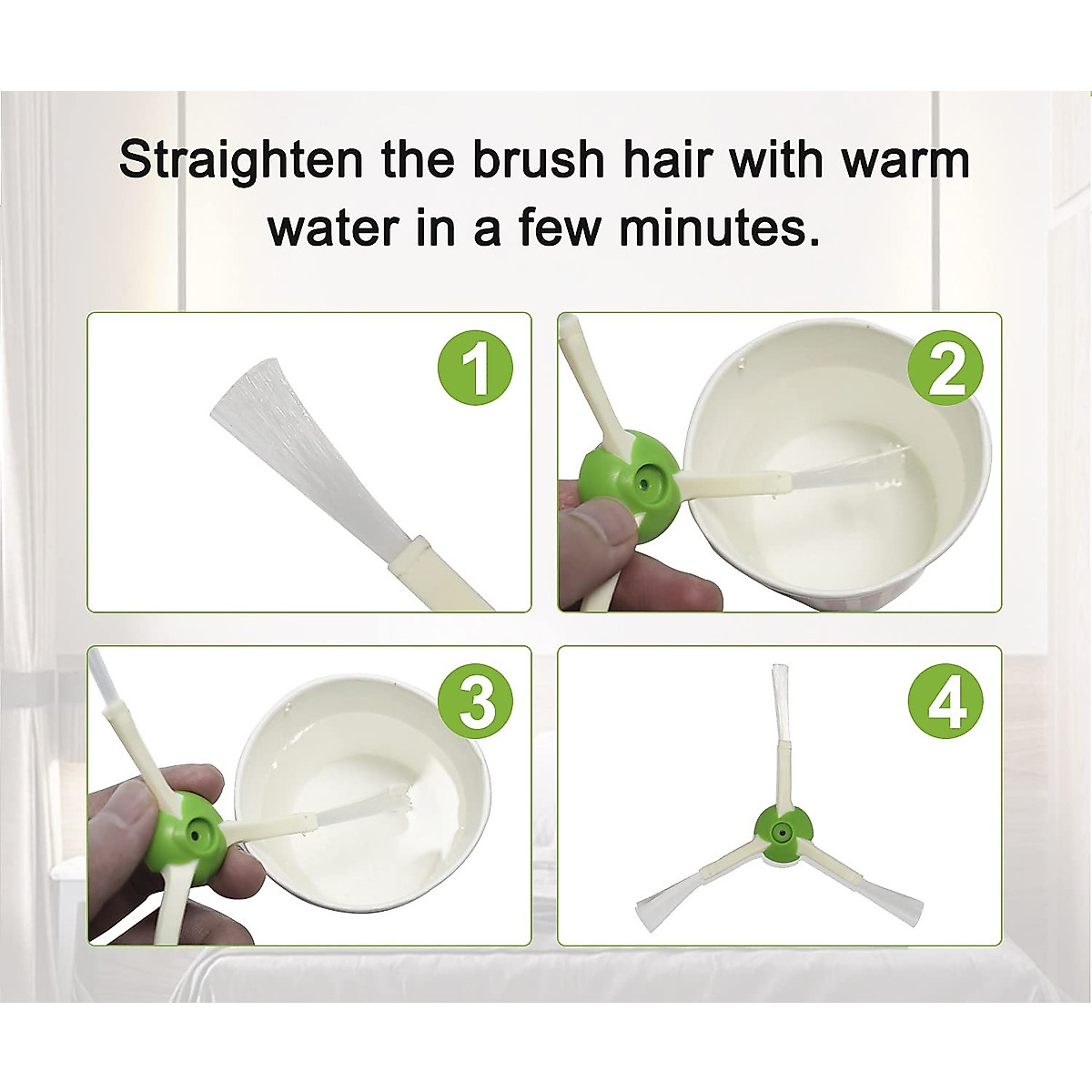 Replacement Parts Compatible for iRobot Roomba i7 j7 i3 i4 i7+ Plus i3+ i4 i4+ i6 i6+ i8 i8+ E5 E6 j7+ plus E&i&j Series, Multi-Surface Rubber Brush, High-Efficiency Filter, Edge-Sweeping Brush