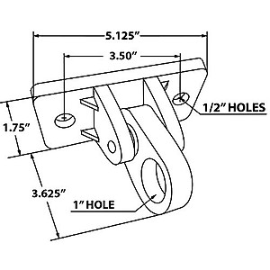 Barn-Shed-Play 1 Inch Porch Swing Hangers