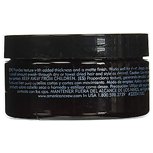 American Crew Fiber Pliable Molding Creme for Men, 3 Ounce Jars (Pack of 2)