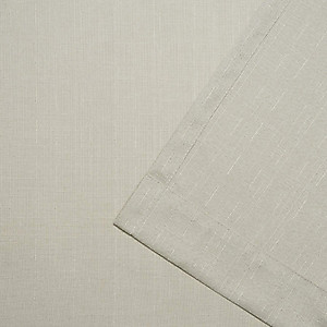 Exclusive Home Loha Linen Grommet Top Curtain Panel Pair, 54"x84", Natural