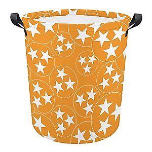 Flag of Tennessee Foldable Laundry Basket Waterproof Hamper Storage Bin Bag with Handle 16.5"x 16.5"x 17"