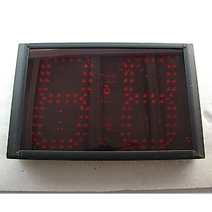 Azoou 6" High Character 2 Digits Led Seconds Countdown Count up Timer IR Remote Control