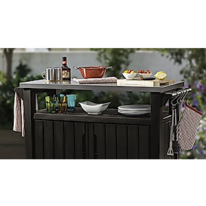 Keter BBQ Side Table Grande brown