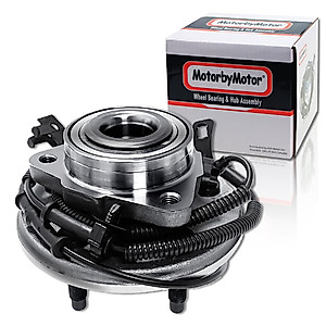 MotorbyMotor 515078 Front Wheel Bearing and Hub Assbmely with 5 Lugs w/ABS Fits for 06-10 Ford Explorer, 07-10 Ford Explorer Sport Trac, 06-10 Mercury Mountaineer Hub Bearing (All Models)