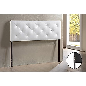 Baxton Studio Bedford Queen Sized Headboard, White