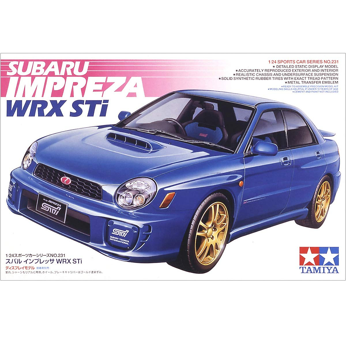 Tamiya 24231 1/24 Subaru Impreza STI Plastic Model Kit