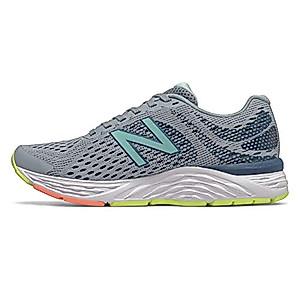 New Balance Women's 680 V6 Running Shoe, Light Slate/Stone Blue, 6.5 M US