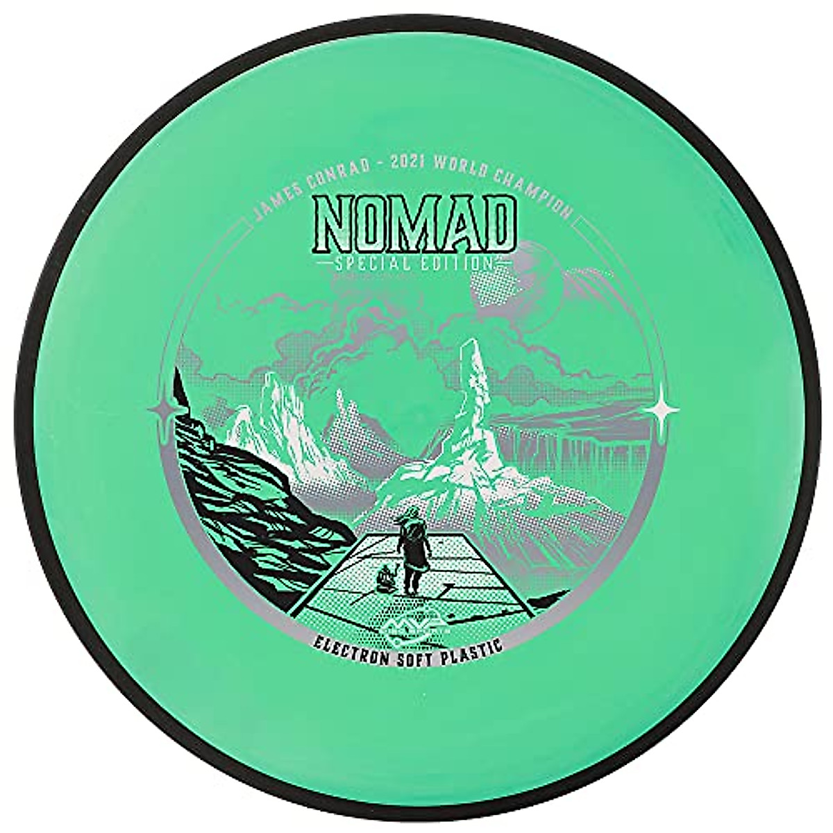 MVP Discs Sports Special Edition James Conrad Electron Soft Nomad Putter Golf Disc [Colors May Vary] - 170-175g