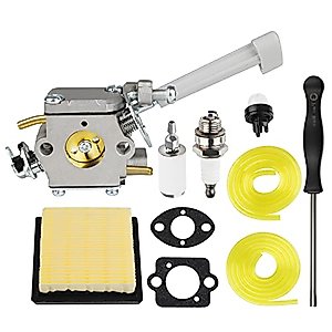 SIMPERAC 308054079 Carburetor for Ryobi Bp42 Carburetor RY08420 RY08420A Backpack Blower Engine with Air Filter