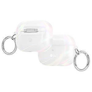 Case-Mate - AirPods Pro Case with Antimicrobial Protection - SOAP BUBBLE - Iridescent w/ Micropel, One Size