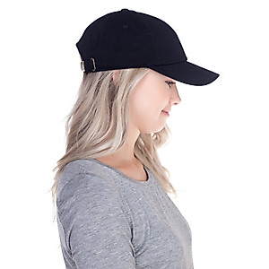 Baseball Cap for Men Women - Classic Dad Hat, BLK