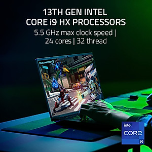 Razer Blade 16 Gaming Laptop: NVIDIA GeForce RTX 4080-13th Gen Intel 24-Core i9 HX CPU - 16" QHD+ 240Hz - 32GB RAM - 1TB SSD - CNC Aluminum - Compact GaN Charger - Windows 11 - Chroma RGB