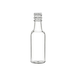 Nakpunar 45 pcs 50 ml Plastic Liquor Bottles with Gold Tamper Evident Caps - MADE IN USA - (Gold - 45 Bottles) - 1.67 fl oz