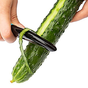 POSHWA Peelers Razor-sharp Vegetable Peeler Set 3 Pieces Fruit Apple Peeler Straight Serrated Stainless Steel-Blade Veggie Tomato Potato Peeler Y Julienne Peeler Slicer Good Grips Ergonomic Handle