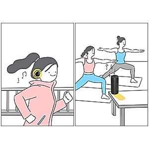 Phiaton Bolt BT 700 Bluetooth Earphones, True Wireless Earbuds with a Charging Speaker Case, Noise Reduction Earbuds, Stereo Sound, Dual MEMS Mic, Voice Command, 20 Hrs. Playtime, White