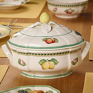 Villeroy & Boch French Garden Fleurence Soup Tureen, 84.5 oz, White/Multicolored