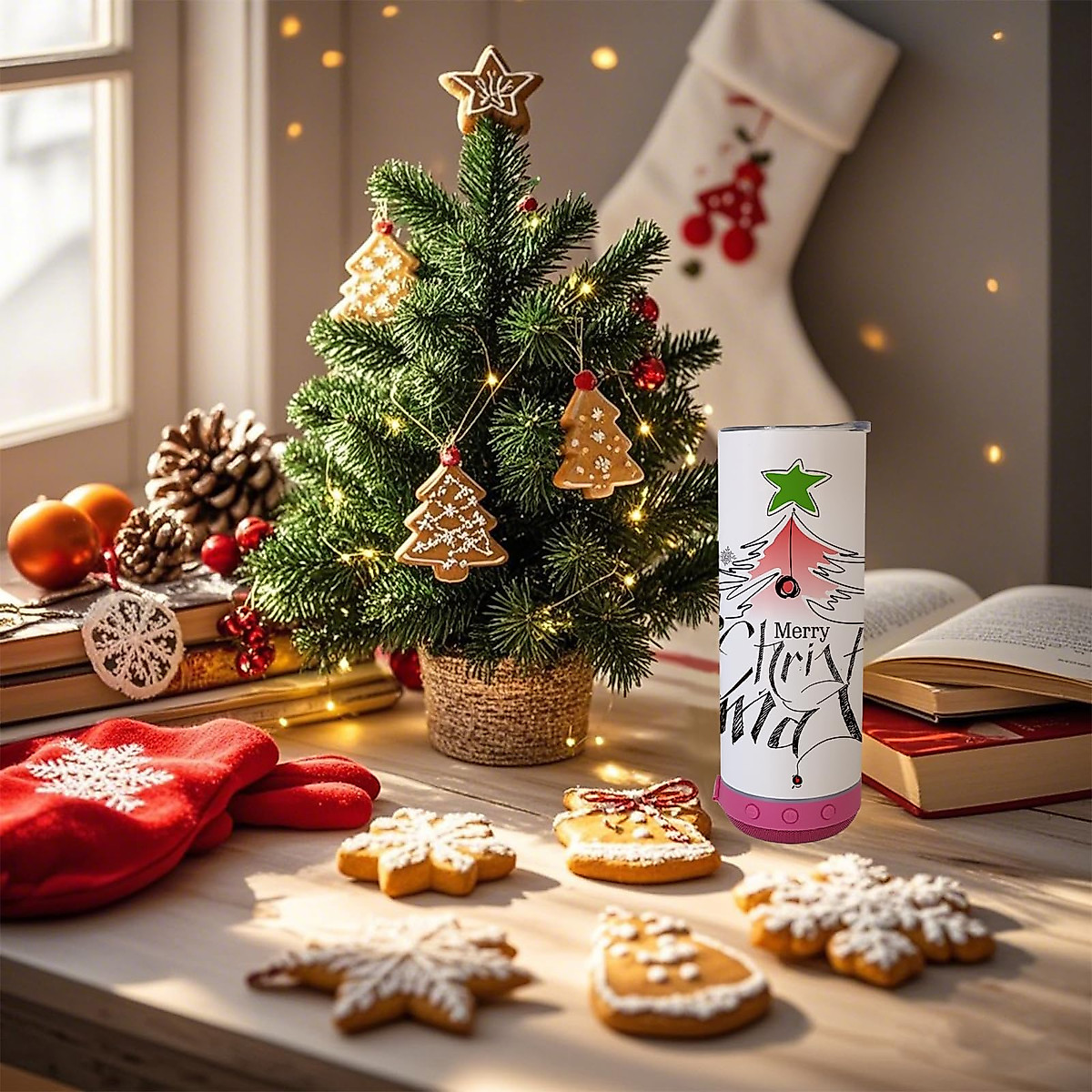 HIZEE 12pack 20oz cups Bluetooth Sublimation Tumbler with Straw and Lid, Double-Wall Stainless Steel Vacuum Insulation Tumbler Blank, RemovableRechargeable Bluetooth Wireless Speaker miexd