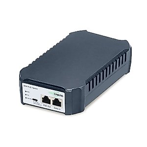 FASTCABLING 95W PoE Injector, IEEE802.3bt High Power, UPoE, PoH, Gigabit Network, Plug and Play, Wall Mount Design, Built-in PSU