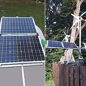 CHBC 10Pcs Solar Panel Mounting Brackets 39mm Solar Rail End Clamps Aluminum Solar Mid Clamps Adjustable Grounding Clamp, Silver