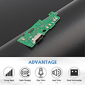 USB Charging Port for T-Mobile REVVL 4+ Plus 5062W 5062Z Dock Connector Charger Board Flex Cable Assembly Replacement for REVVL 4+ Plus 5062W 5062Z with Tools