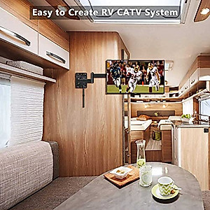 RF Modulator RCA Coaxial Adapter VHF Demodulator Converter w/Antenna (ANT) in/Out & Channel Switch for Roku Fire Stick PS3 PS4 PS5 DVD VCRs Cable Box AV Composite Video to Analog NTSC Coax Old TV