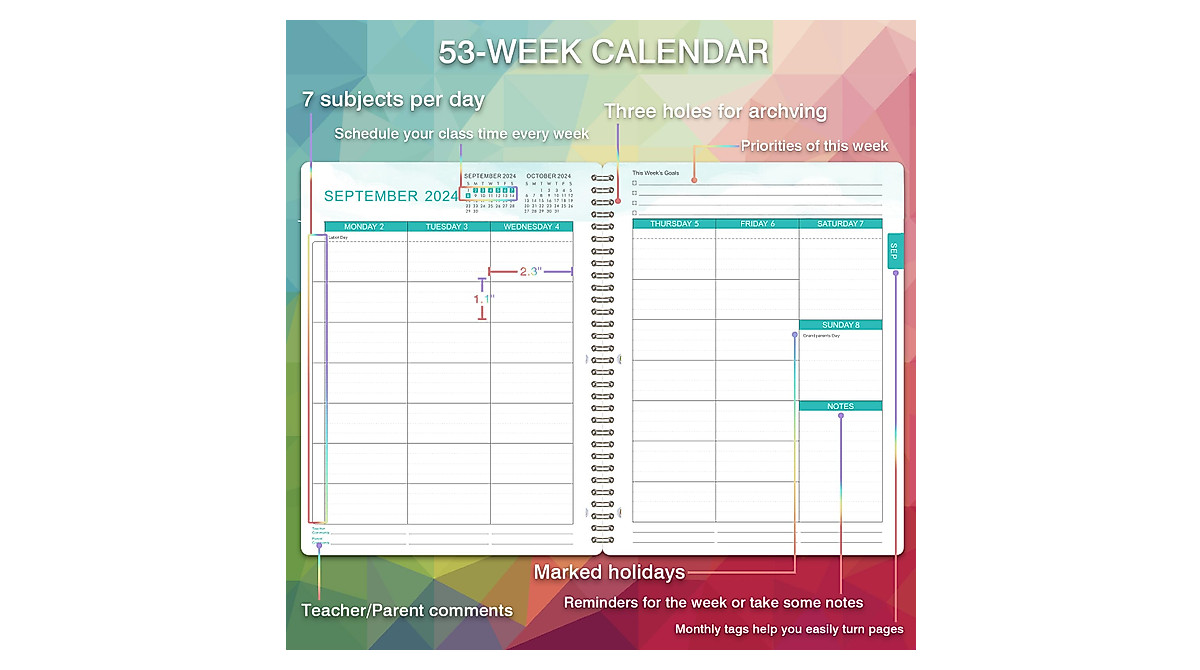 Student Planner 2024-2025 | Organize Your Academic Year