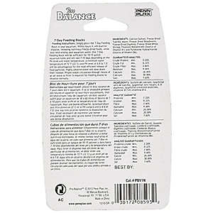 Penn Plax Pro Balance 7-Day Betta Blocks Fish Food, Each Block is 0.75" Long x 0.5" Wide x 0.25" thic