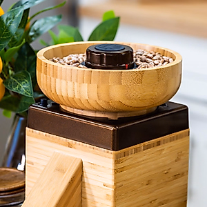 NutriMill Harvest Electric Stone Grain Mill, 450 Watt - Bronze