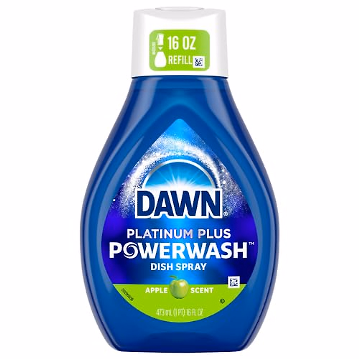 Dawn 52367 Platinum Powerwash Dish Spray Soap, Apple Scent, 16-oz. Refill
