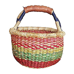 Mini Market Basket Ghana 7-9" Across - Colors Vary