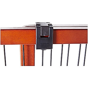 Carlson Extra Tall 70-Inch Wide Adjustable Freestanding Pet Gate, Premium Wood (2870 DS)