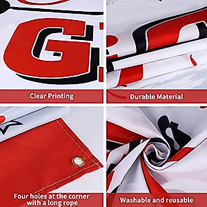 Bundle- 2 Items: Red Graduation Backdrop+ Graduation Banner