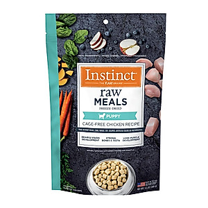 Instinct Freeze Dried Raw Meals Grain Free Dog Food, Dog Food Dry, Freeze Dried Dog Food, Raw Dog Food, Puppy Chicken Recipe, 9.5 oz
