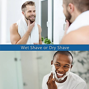 Gleway SH60/72 Replacement Heads Compatible with Philips Series 6000 Razor Shavers SH60 Shaver Replacement Blades Skin Protect Super Compatible with Norelco Series 6000 Model S6810/82, S6850/85