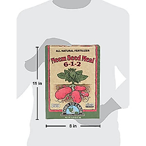 Down to Earth Organic Neem Seed Meal Fertilizer Mix 6-1-2, 5 lb