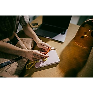 Fiskars 6411501951236 Foldable Scissors, Length: 11 cm, for Right-and Left-Handed Users, Stainless Steel Blade/Plastic Handles, one, Orange