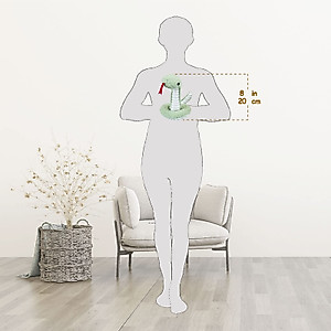 Doindute Green Plush Snake Stuffed Animal Toy, Soft Cuddly Plushie Hugger Toy for Boys & Girls, Birthday Gifts for Kids or Girlfriend, 17"